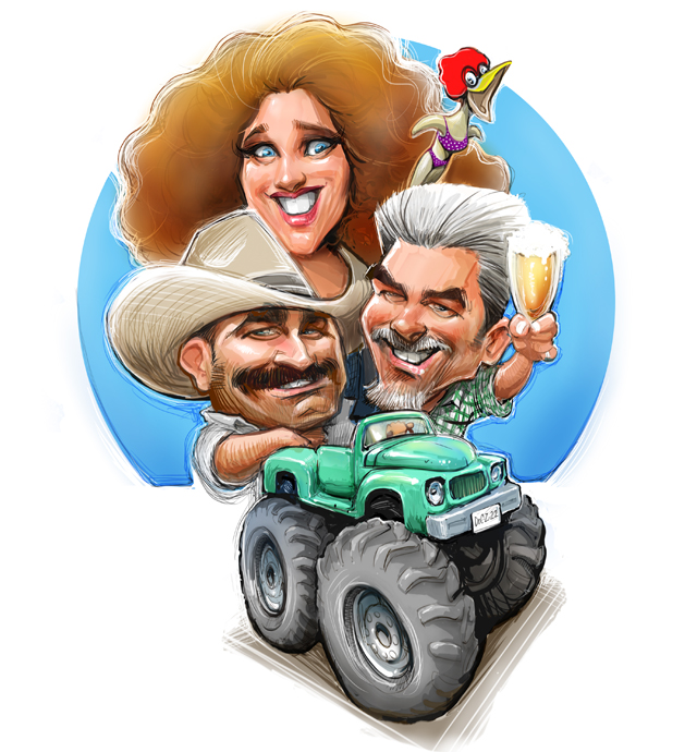 ORDER A STUDIO CARICATURE CONTACT US